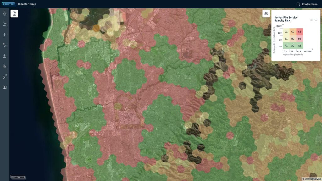 Identifying Risk Areas of Fire Service Delayed Response - Kontur Inc.