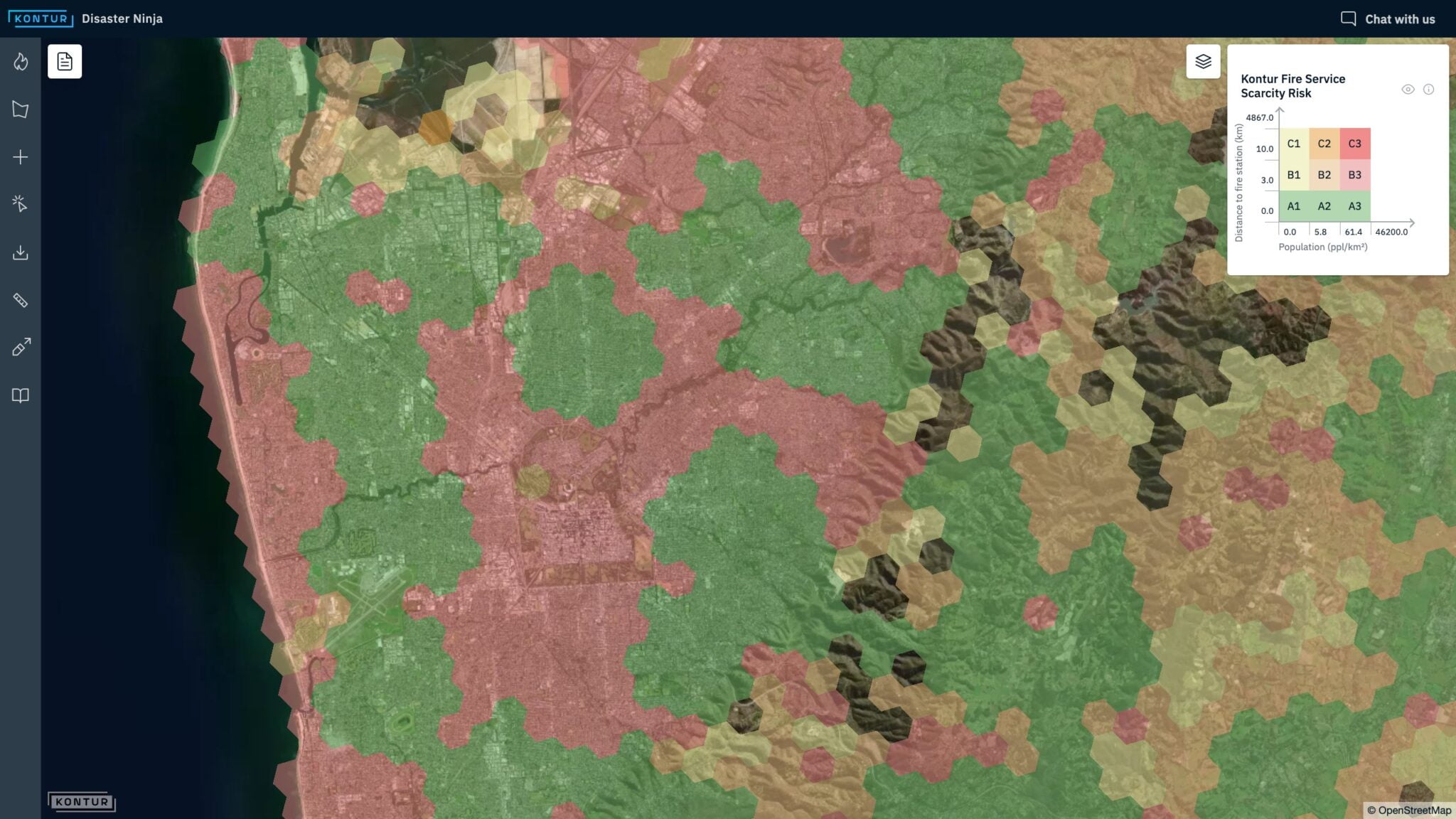 Identifying Risk Areas of Fire Service Delayed Response - Kontur Inc.