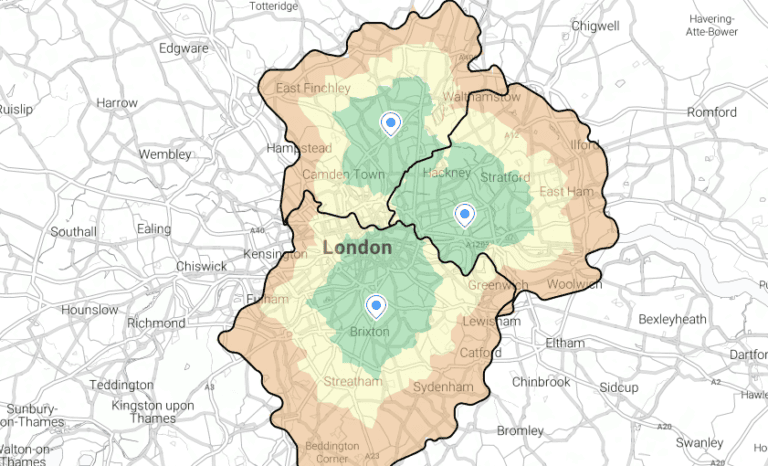Catchment Area Analysis - Kontur Inc.