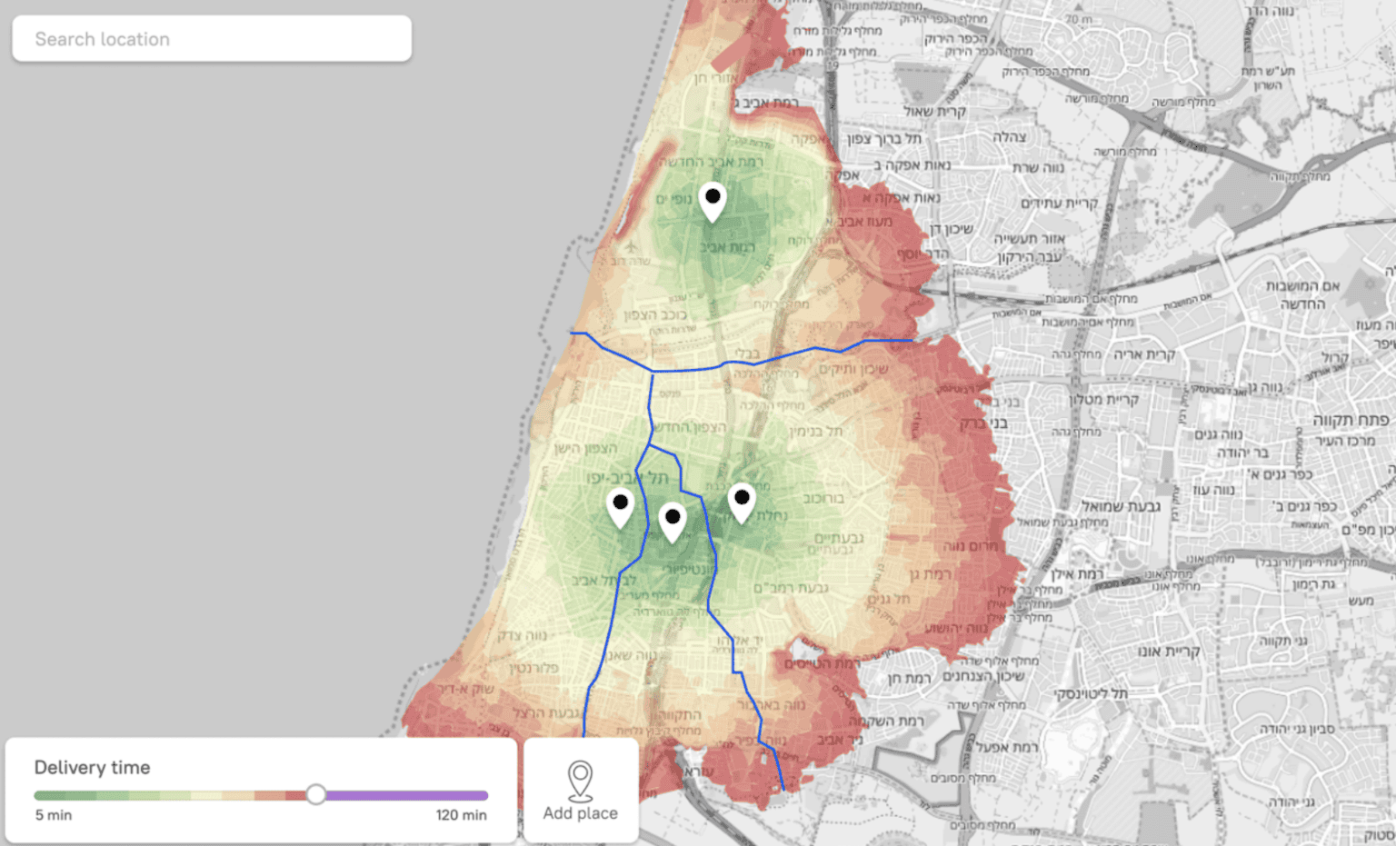 Catchment Area Analysis - Kontur Inc.