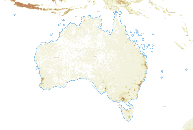 Discovering Australia Population Density: Interactive Map