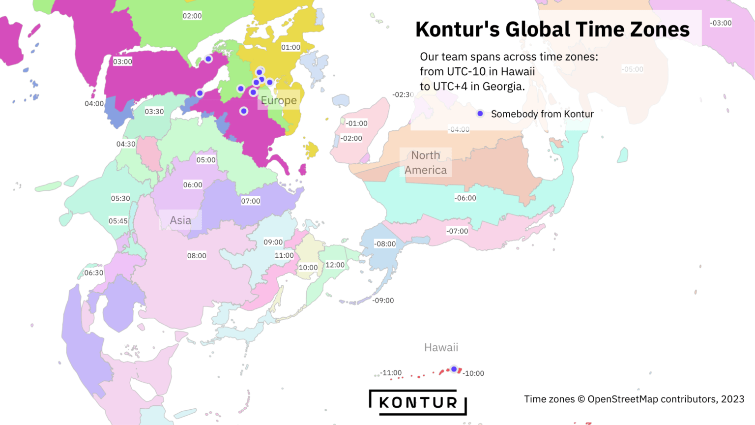 Kontur Team's Journey in the 30DayMapChallenge 2023 - Kontur Inc.